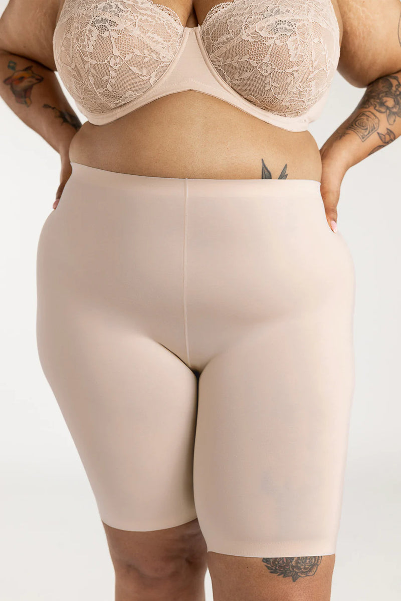 Soft Contour High-Rise Bike Shorts - Lavender Lingerie Kamloops